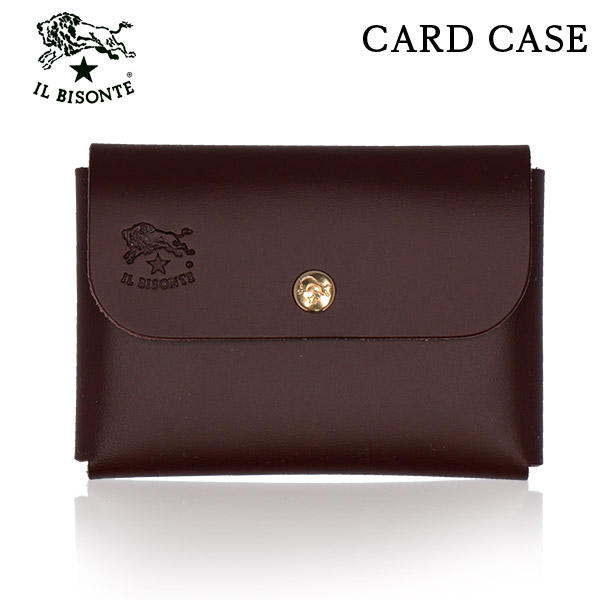 よろずやマルシェ本店 | IL BISONTE イルビゾンテ SOVANA CARD CASE カードケース BROWN ブラウン BW129 ...