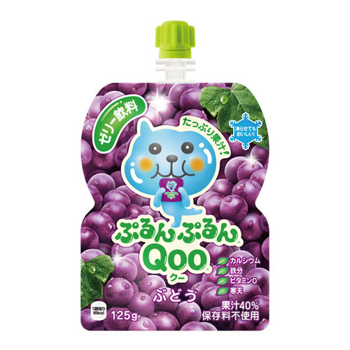 よろずやマルシェ本店 | コカ・コーラ ゼリー飲料 ぷるんぷるんQoo ぶどう 125g: お菓子・スナック・スイーツ －食品・日用品から百均まで個人向け通販